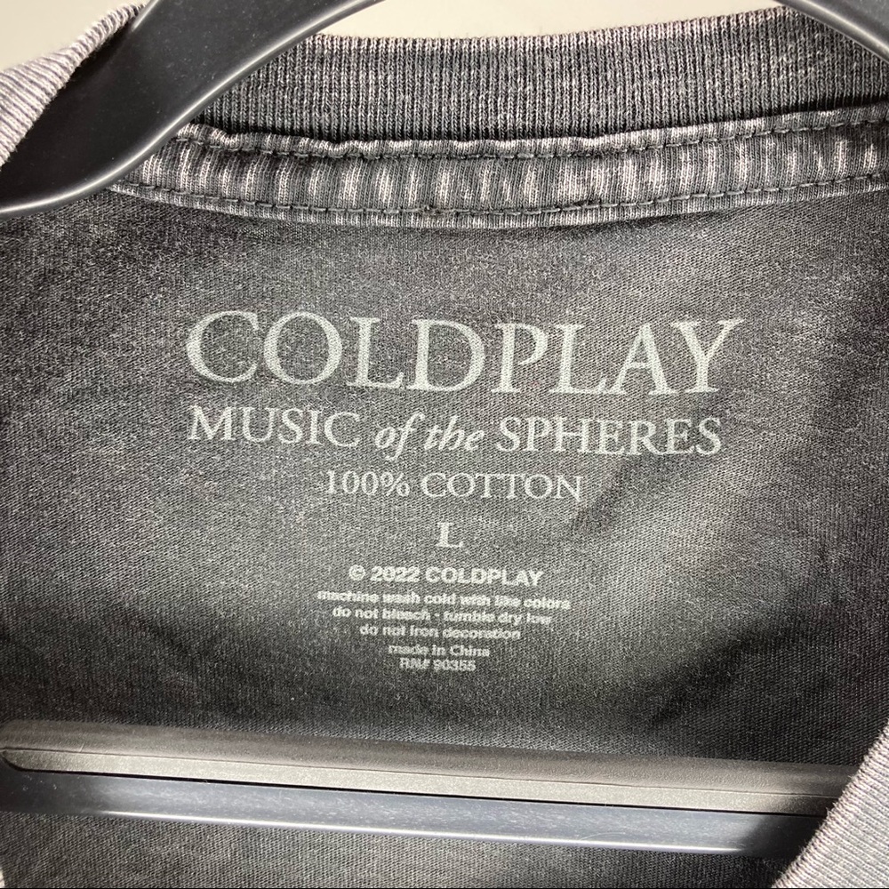 Coldplay Alien Radio Music Of The Spheres Band Tee Bl… - Gem